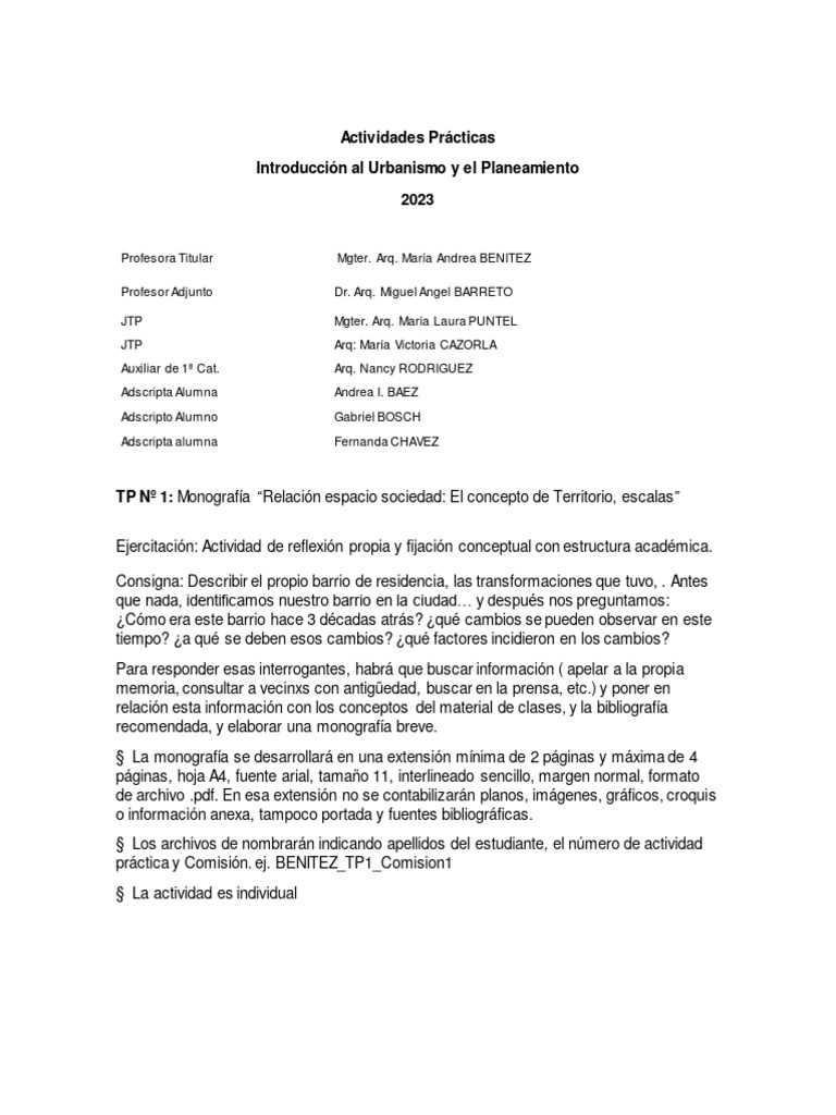 Instructivo TP1 IUP 2023-Monografía | PDF | Ciencias sociales | Ciencia y matemáticas