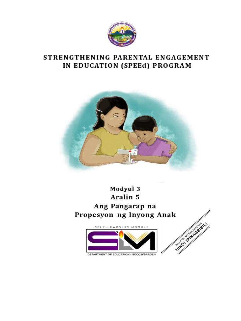 Module 3 Aralin 5 SPEEd SLM | PDF