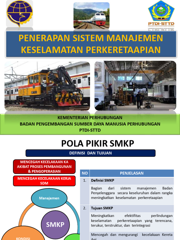 Pertemuan 5 - Penerapan Sistem Manajemen Keselamatan Perkeretaapian | PDF