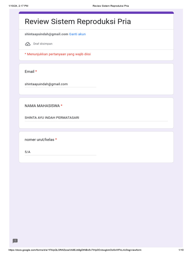 Review Sistem Reproduksi Pria | PDF