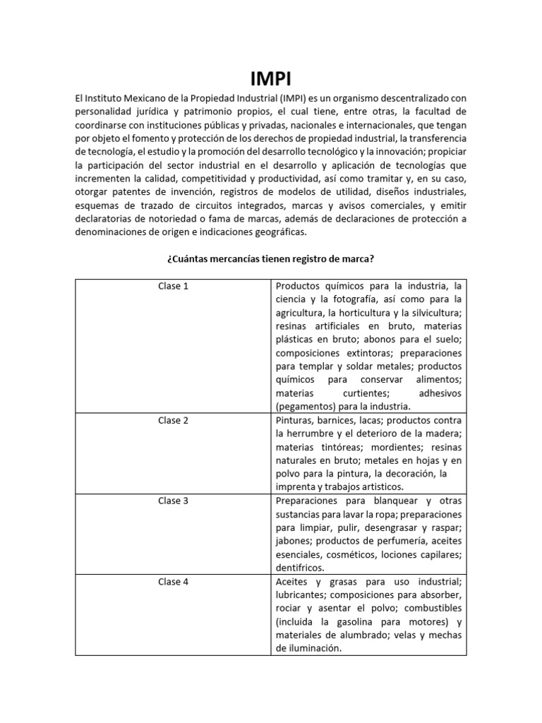 IMPI | PDF | Marca comercial