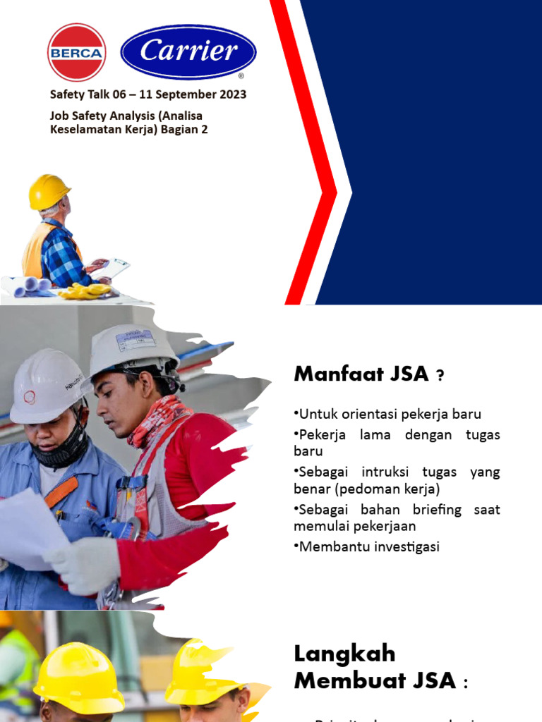 Safety Talk 06 JSA II | PDF