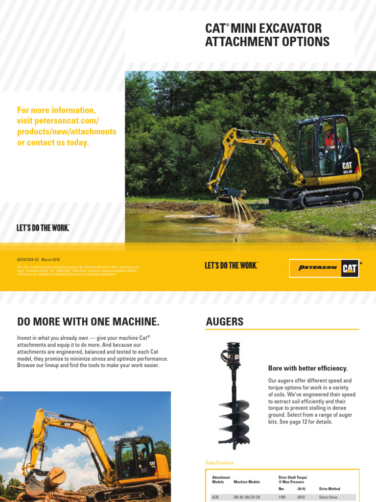Cat Attachments Mini HEX 1 | PDF