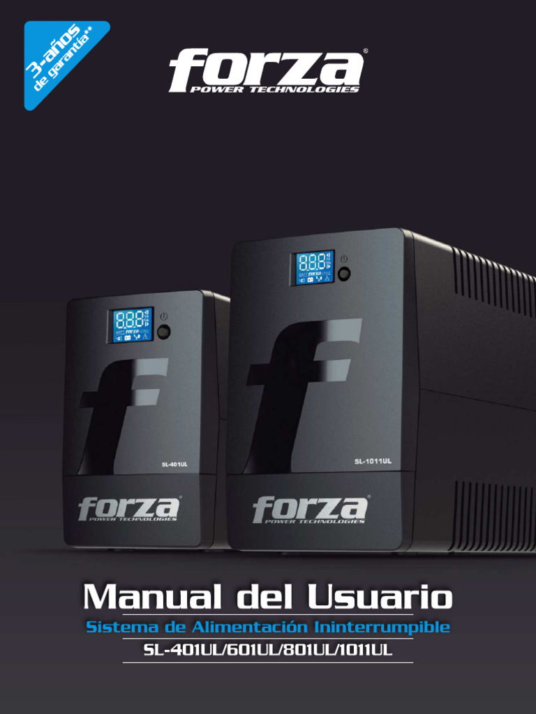 Forza SL 801ul Manual de Usuario | PDF