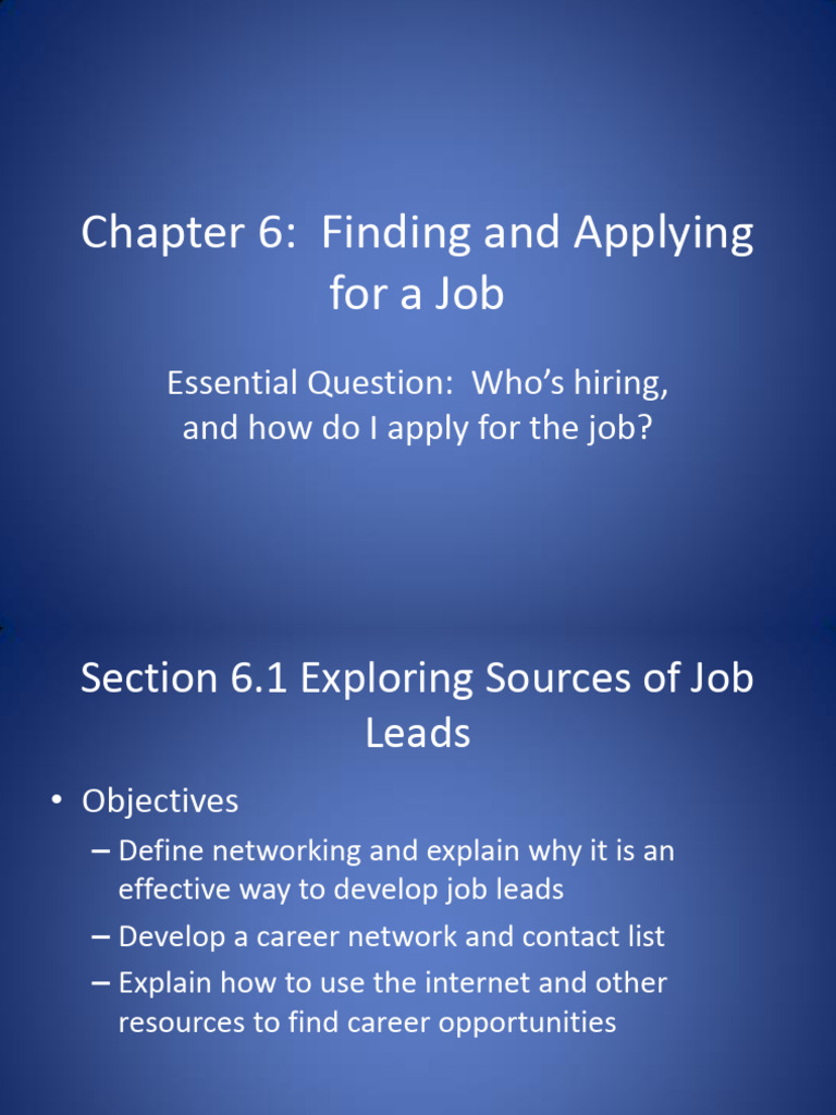 Chapter 6 | PDF | Résumé