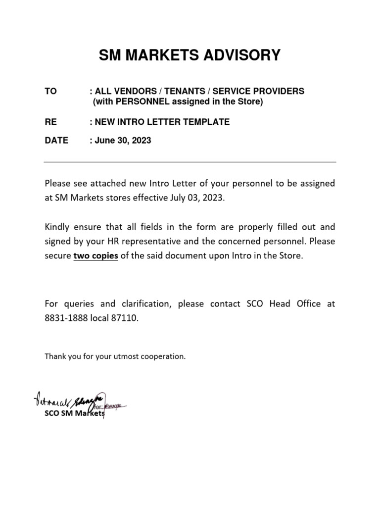 Advisory for New Intro Leter_06.30.2023-Signed | PDF Advisory for New Intro Leter_06.30.2023-Signed | PDF