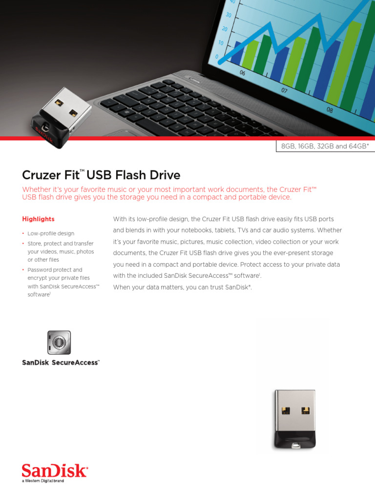 Data Sheet Cruzer Fit Usb 2 0 | PDF | Usb Flash Drive | Computer ...