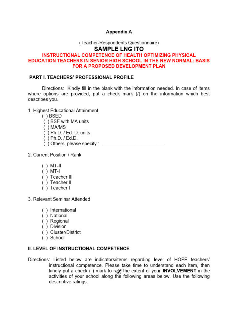Appendix A | PDF | Learning | Cognitive Science