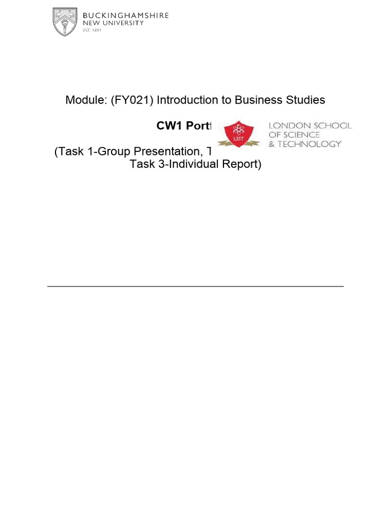 IBS CW1 (Portfolio) Guideline 2023 | PDF | Information | Citation