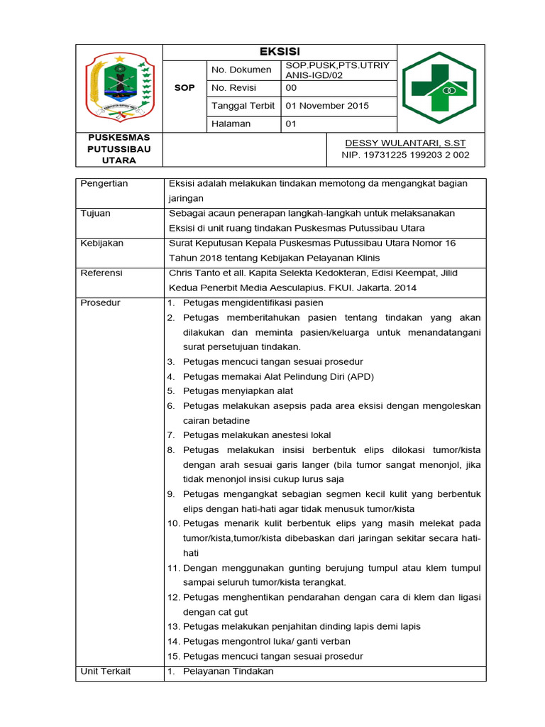 Sop Eksisi | PDF