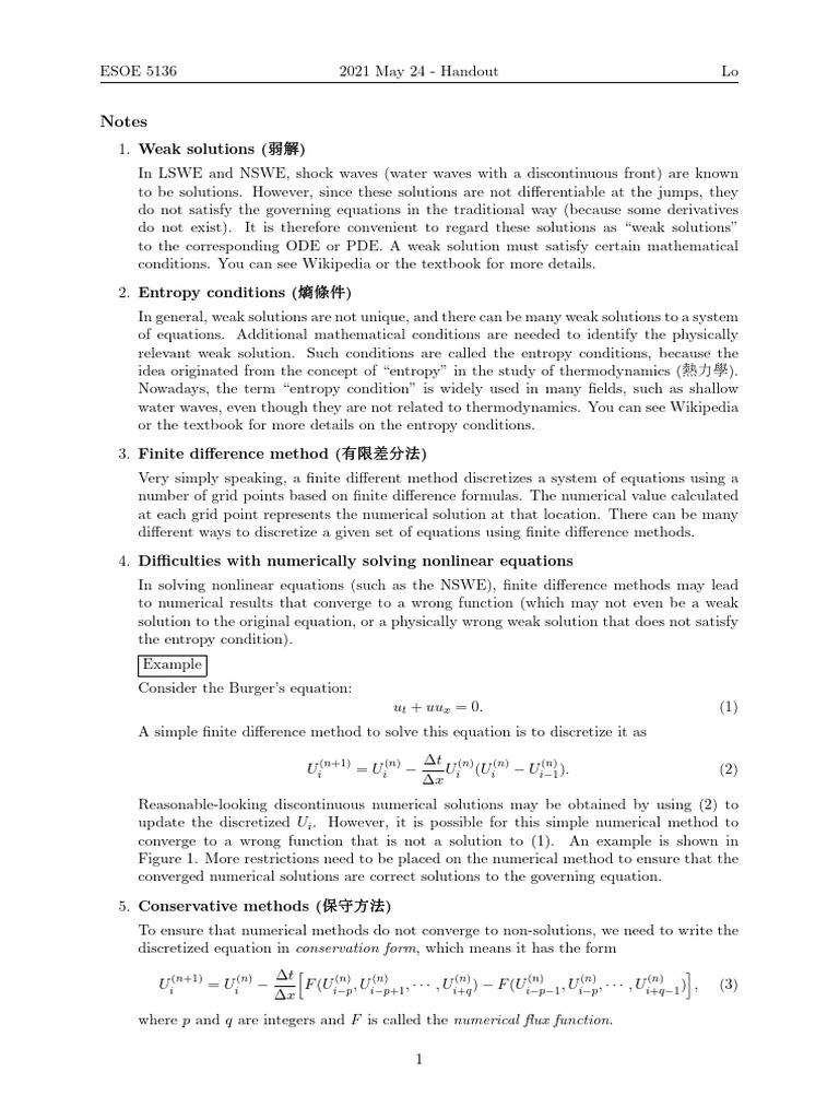 9 Handout | Download Free PDF | Numerical Analysis | Equations