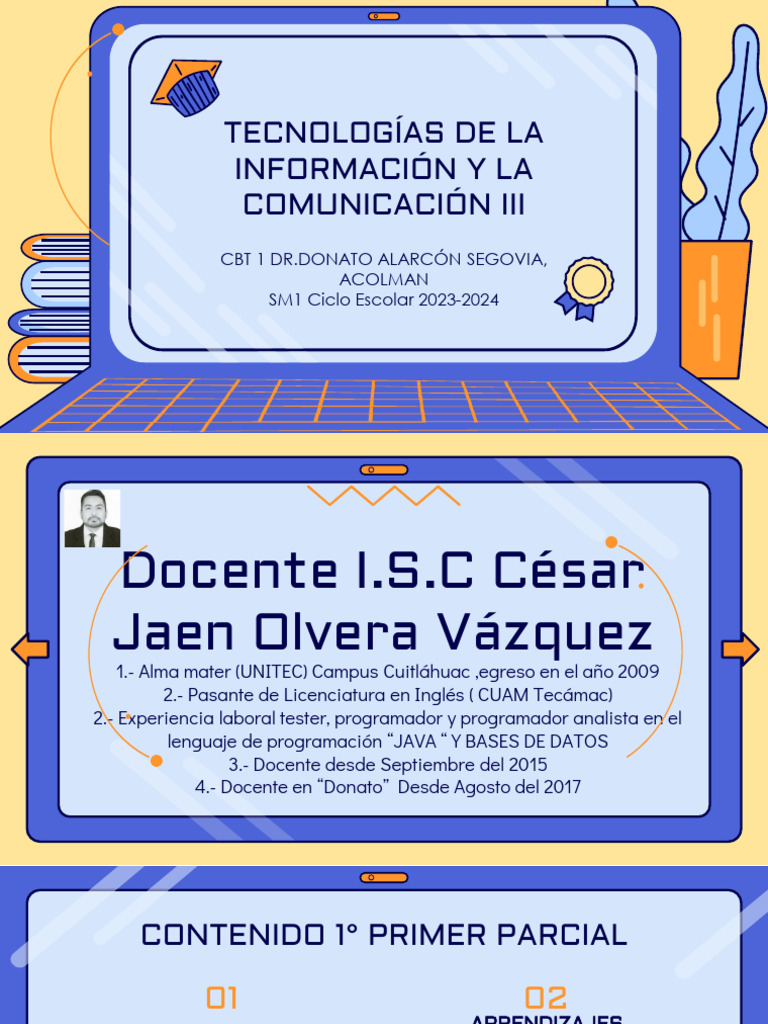 Tics III 3ER Par 2023 - 105358 | PDF | Libreria digital | Microsoft Office
