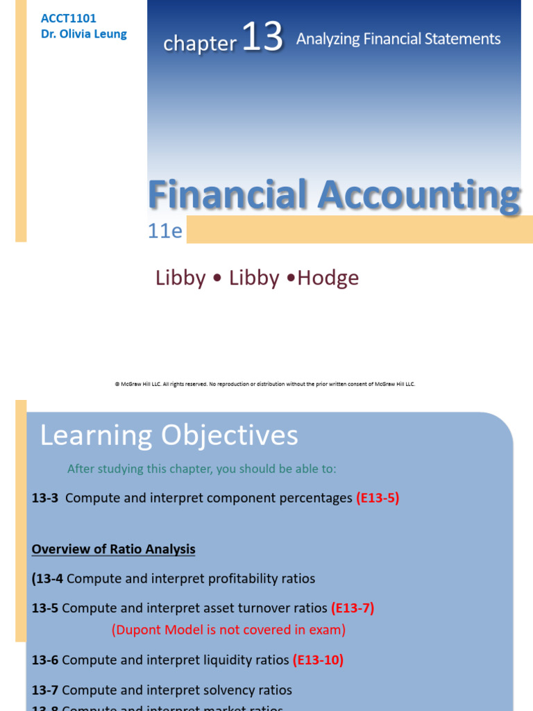Ch13 ACCT1101 S1 2223 Moodle | PDF | Price–Earnings Ratio | Revenue