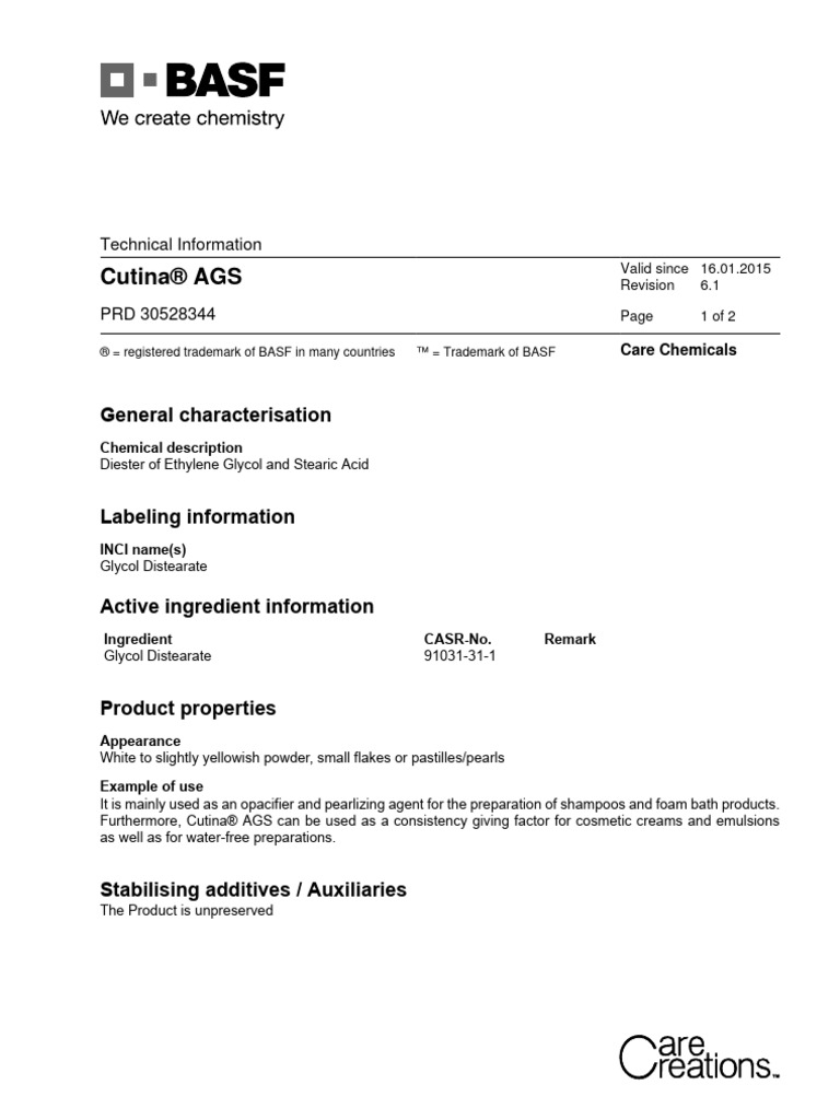 TDS Cutina AGS | PDF | Trademark | Private Law