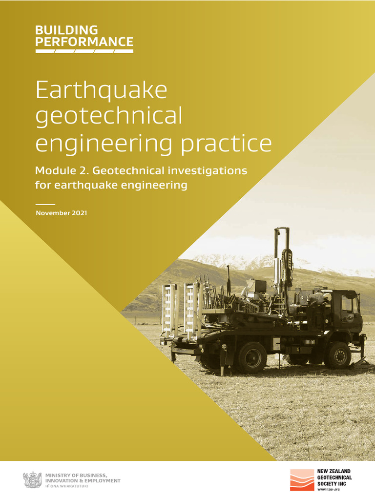 Module 2 Geotech Investigations Earthquake Engineering Version 1 | PDF | Geotechnical ...
