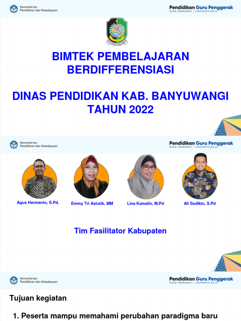 Bimtek Pembelajaran Berdifferensiasi | PDF