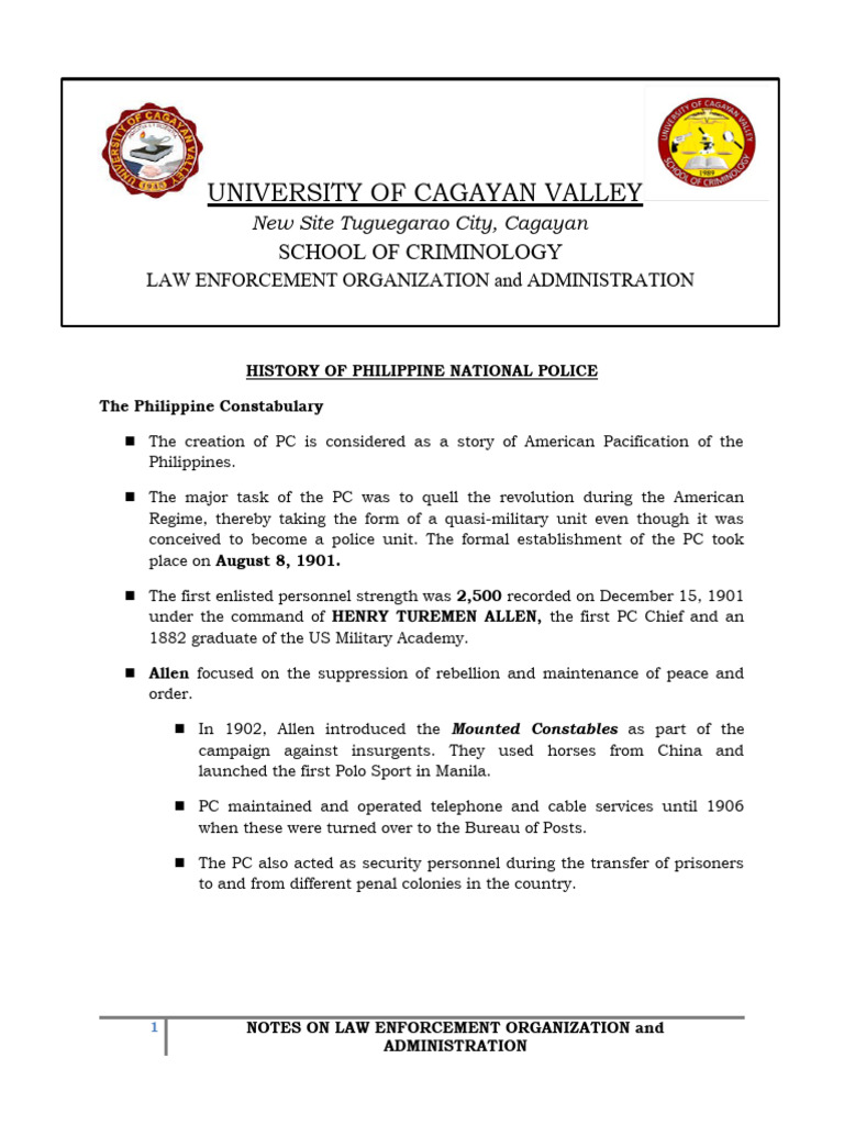 LEA 101 Mid Term | PDF | Sergeant | Police
