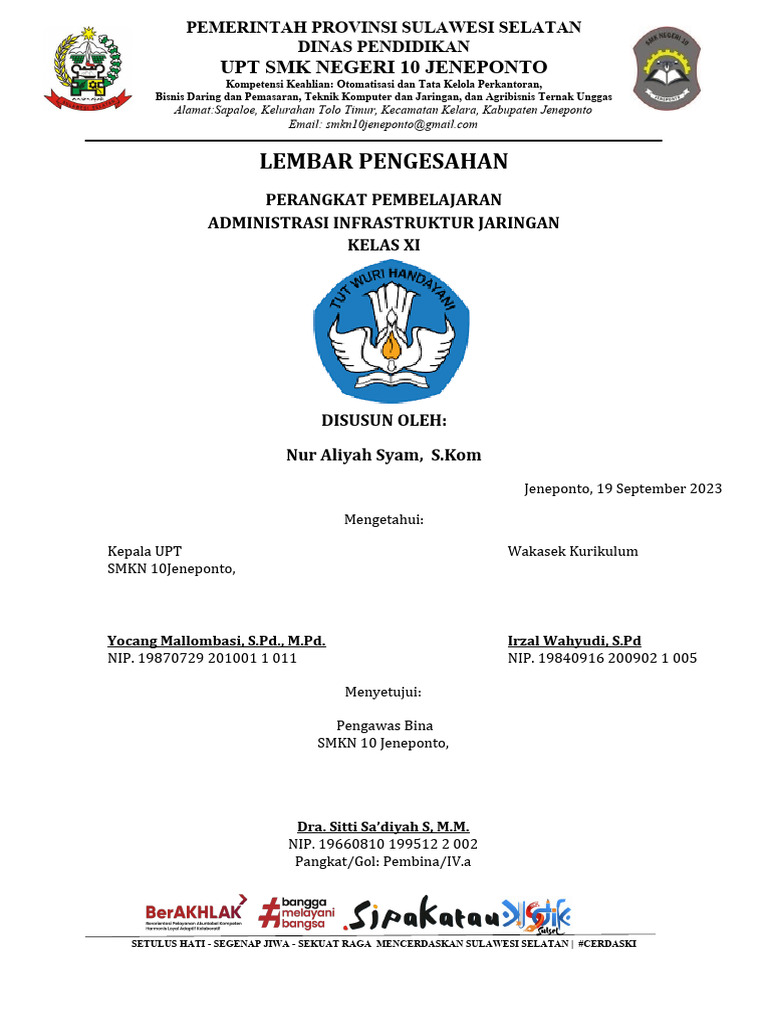 Lembar Pengesahan | PDF