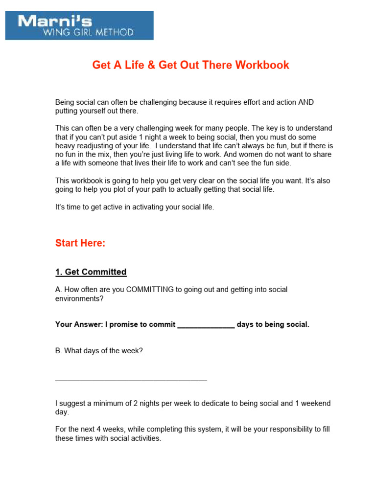 Get A Life and Get Out There | PDF | Career & Growth