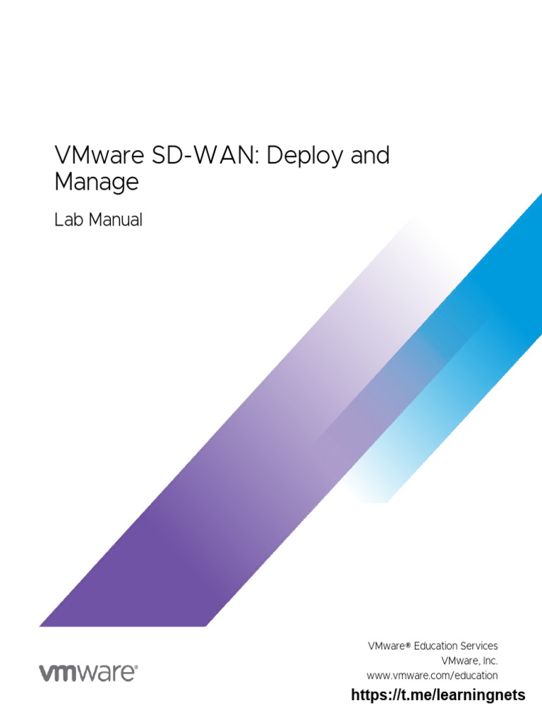 VMware SD WAN Deploy and Manage | PDF | Virtual Private Network | Ip Address