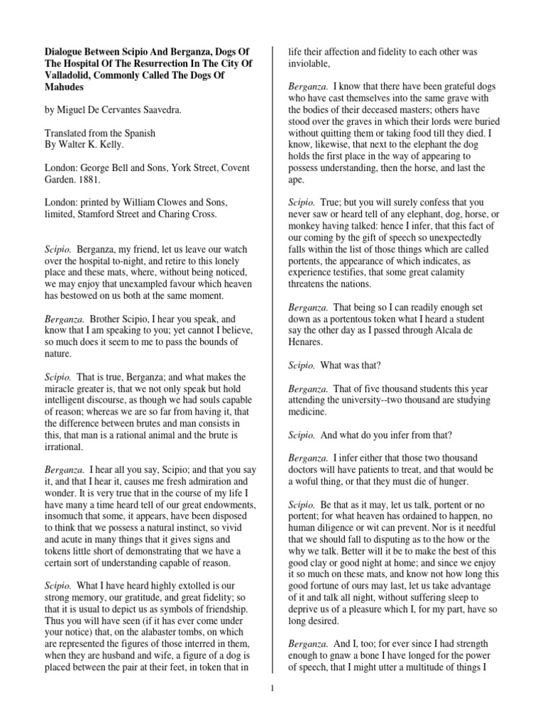 Dialogue Between Two Dogs | PDF | Penance