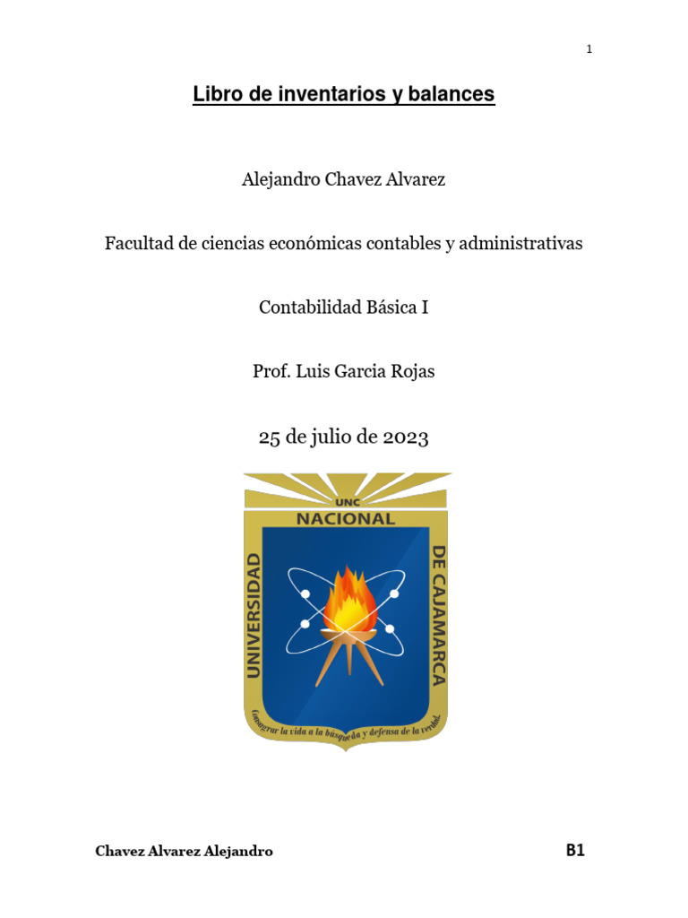 Libro de Inventarios y Balances | PDF | Contabilidad | Hoja de balance
