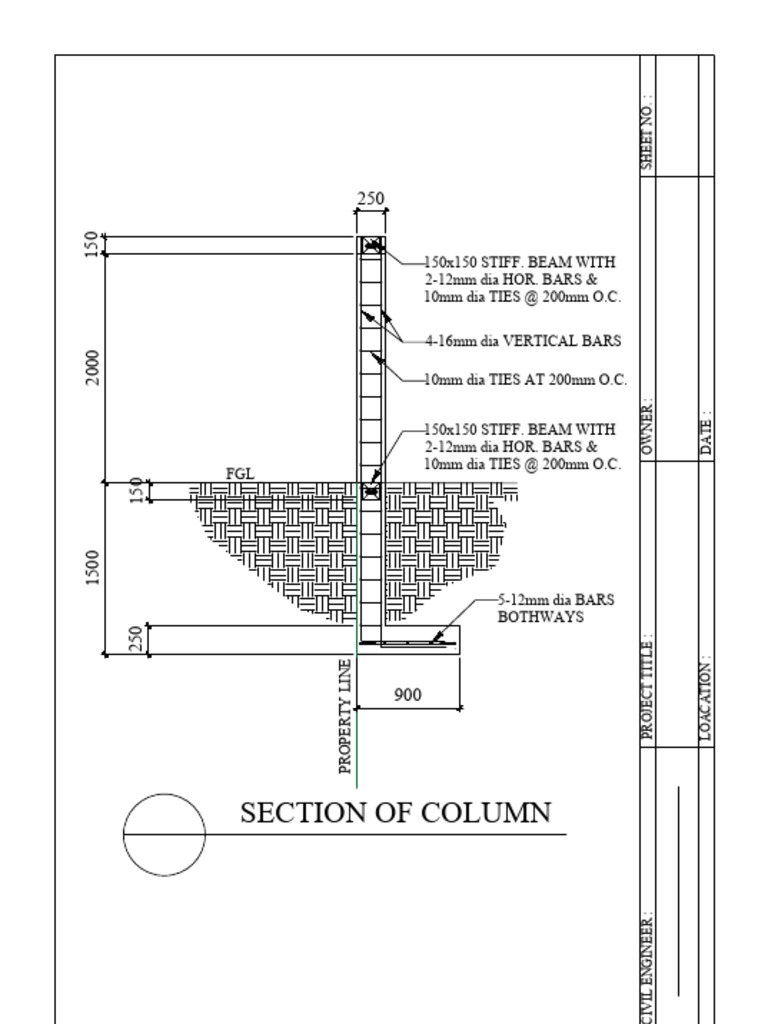 Section of Column | PDF