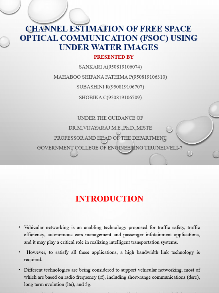 Fsoc PPT (1) Final | PDF | Modulation | Orthogonal Frequency Division Multiplexing
