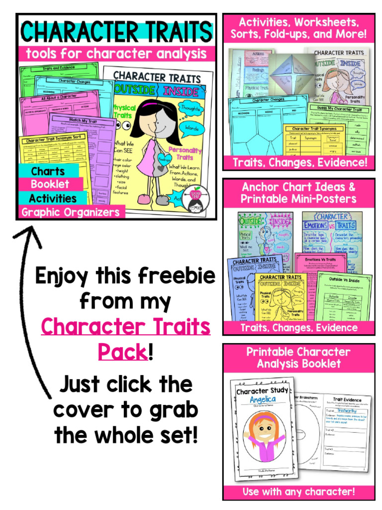 Character Traits Freebie | PDF | Internet | Social Information Processing