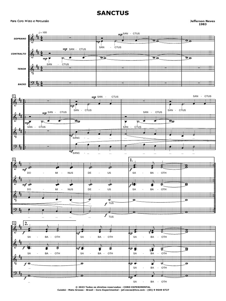 04 Sanctus Pdf