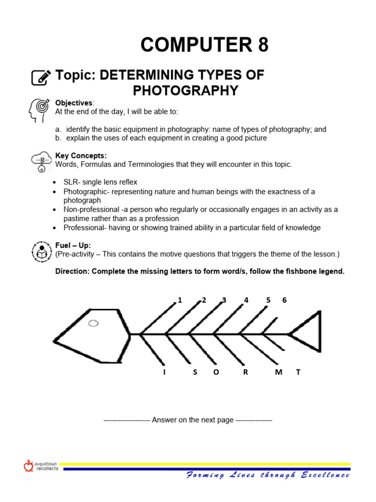 Comp.8 - Week 1 | PDF | Camera | Photograph