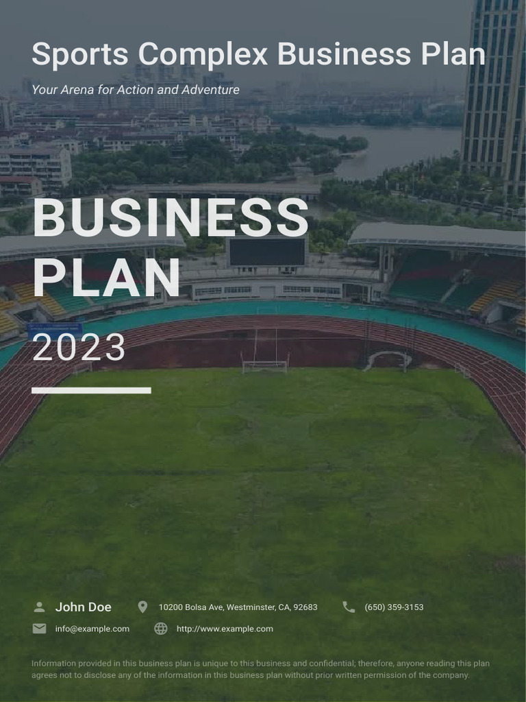 Sports Complex Business Plan | PDF | Marketing | Marketing Strategy