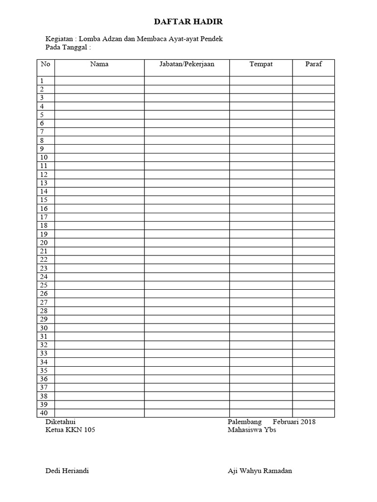 Blanko (Form 6 Dan Form 7) | PDF