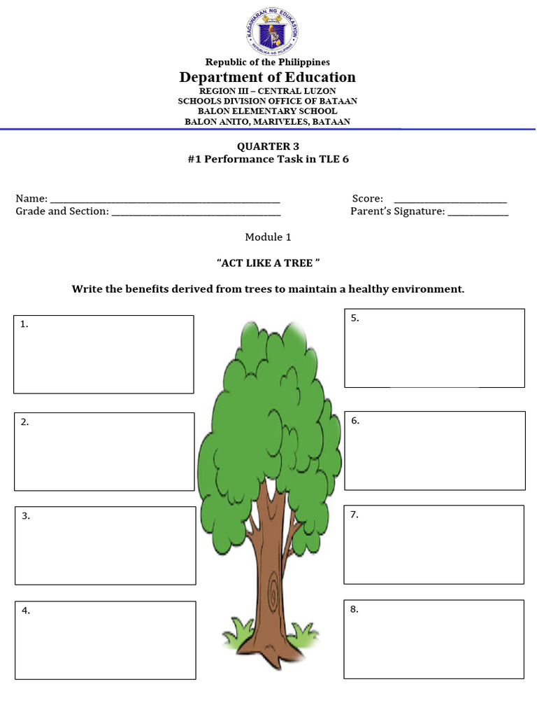 1 Performance Task in Tle 6 | PDF