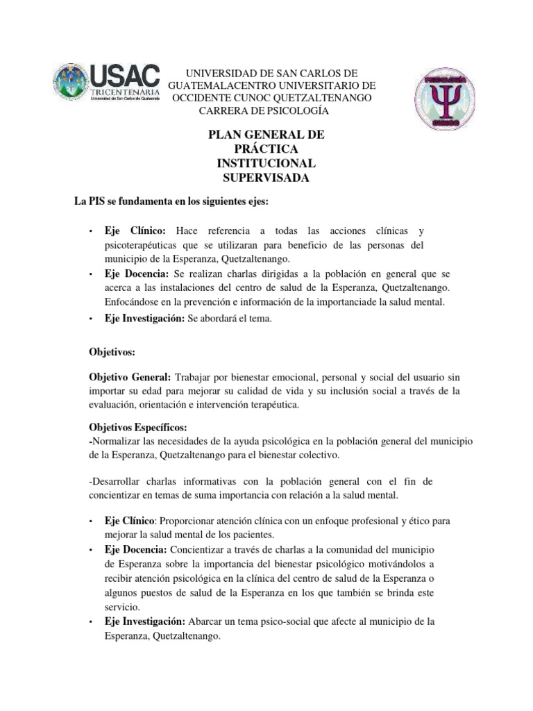 Planificacion Anual Pis 2023 - Daisy Gissele Marroquín García | PDF ...