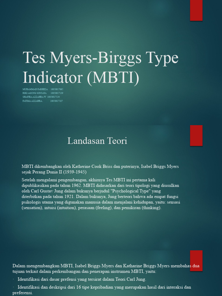 PPT Mbti | PDF
