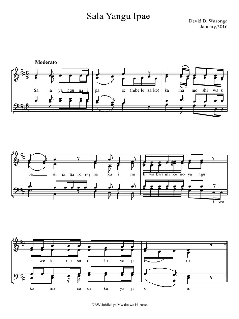 Adfbe Sala Yangu Ipae No. 02 | PDF