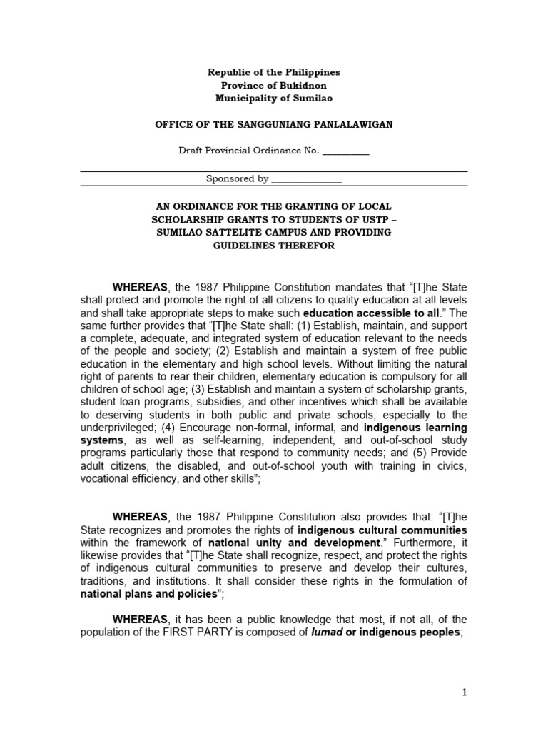 PCOO Sample Ordinance On FOI | Download Free PDF | Freedom Of ...
