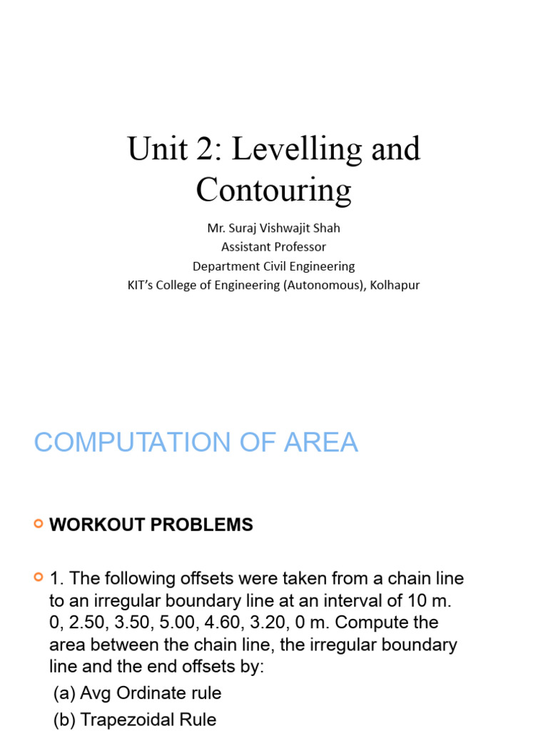 20&21 Areas and Volumes - Area Calculation Problems and Planimeter ...
