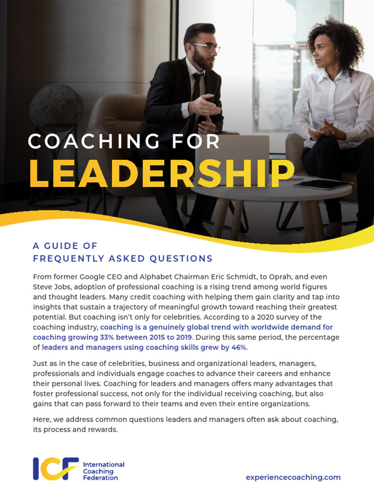 Coaching For Leadership | PDF