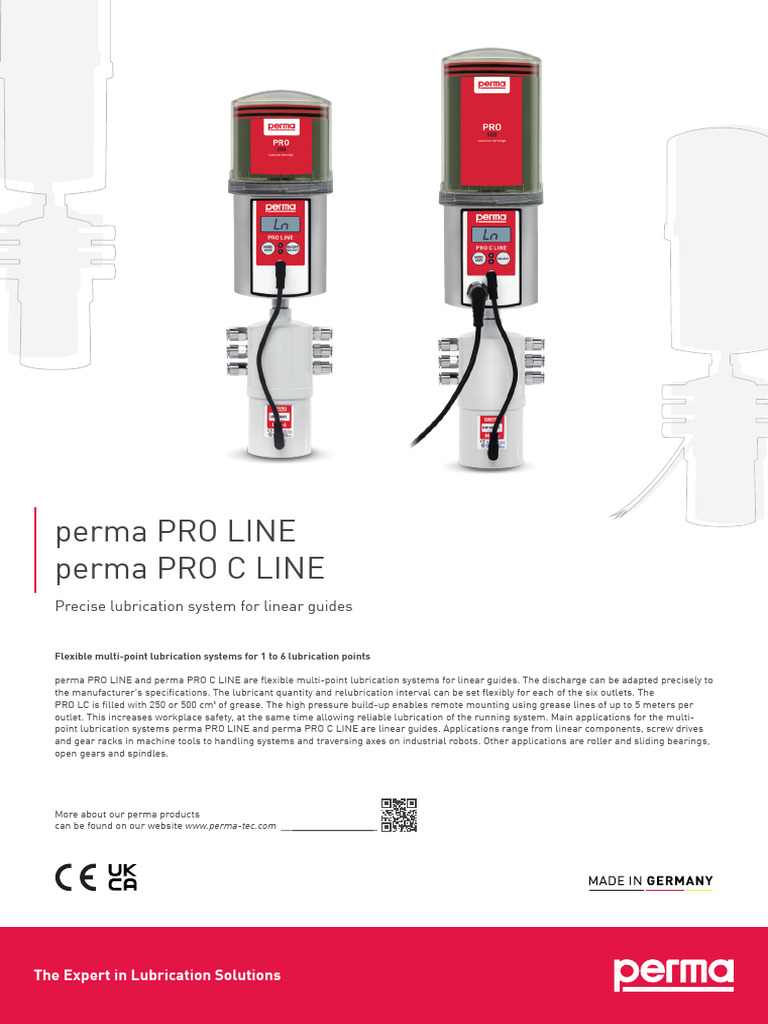 Product Flyer Perma PRO LINE PRO C LINE 103780 en | PDF | Lubricant ...