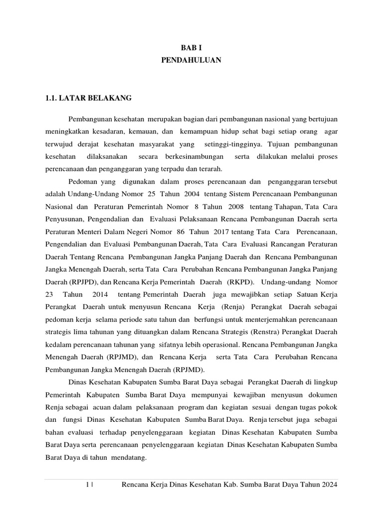 Renja 2024 SBD | PDF