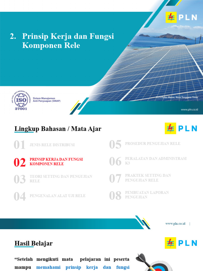 Prinsip dan Pengujian Komponen Rele | PDF | Teknologi & Rekayasa
