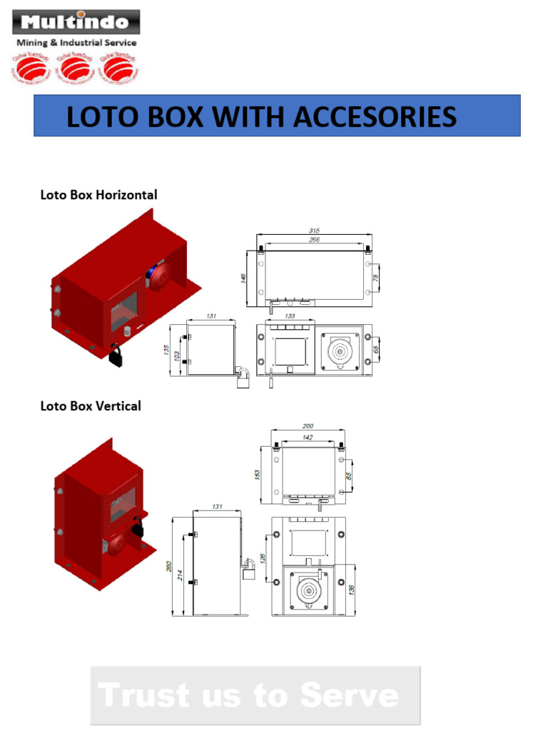Loto Box With Emergency Stop - Lock Out Swicht | PDF