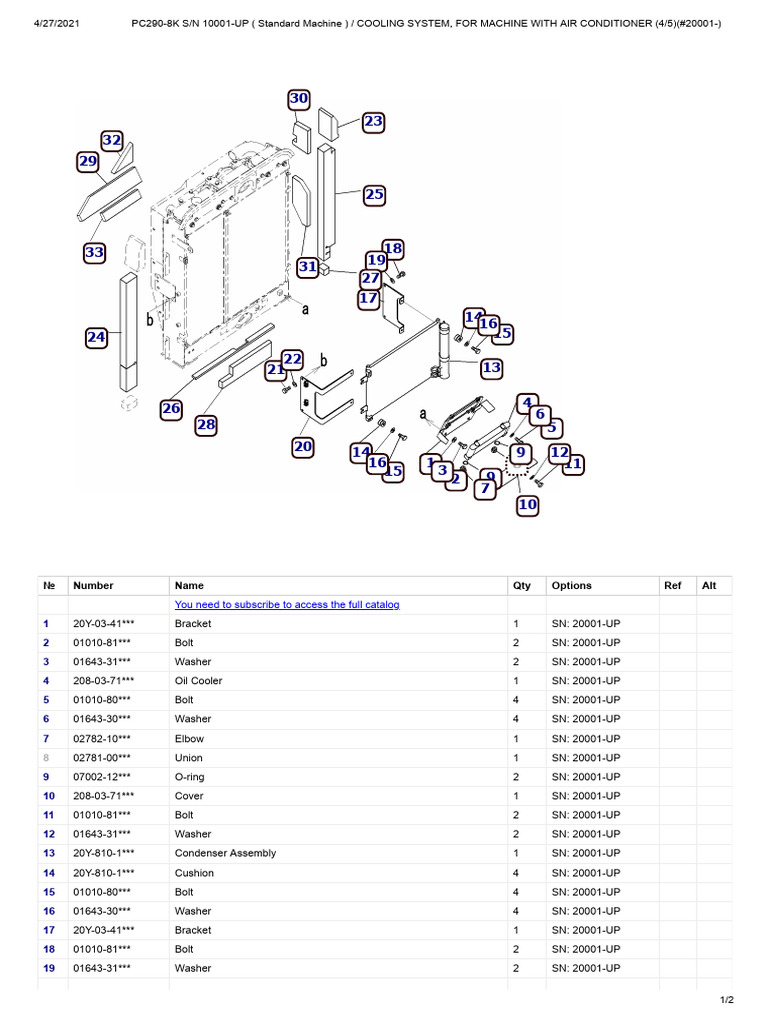 You Need To Subscribe To Access The Full Catalog: Number Name Qty ...