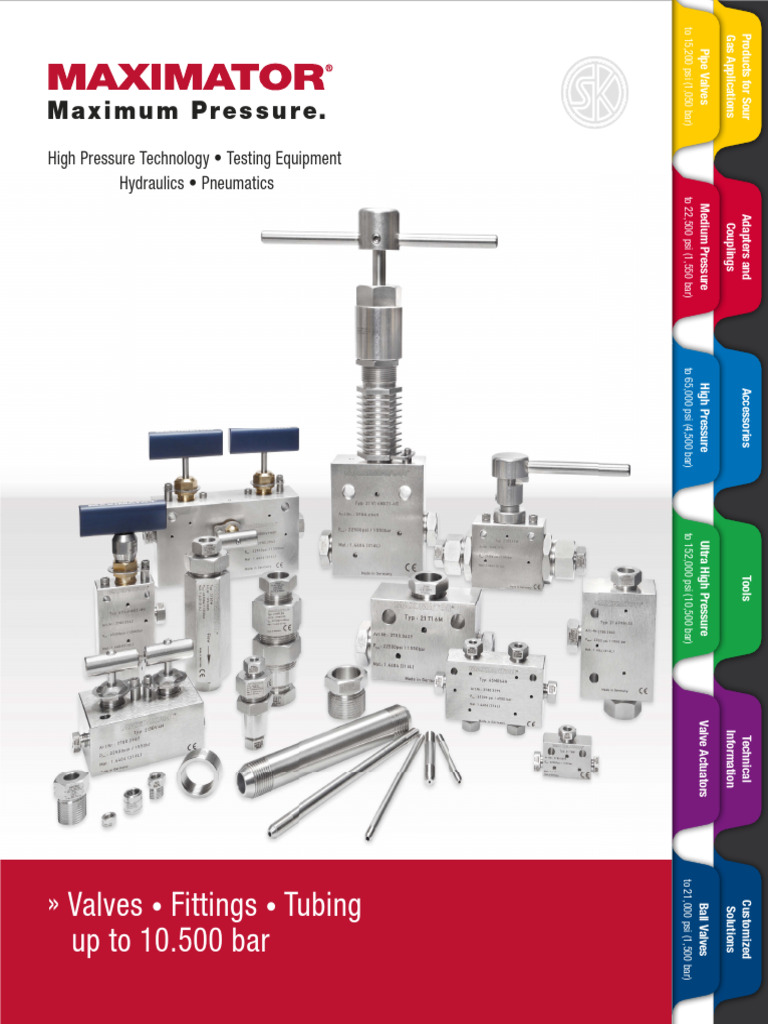 High Pressure Pipe Valves & Fittings | PDF | Valve | Pipe (Fluid ...