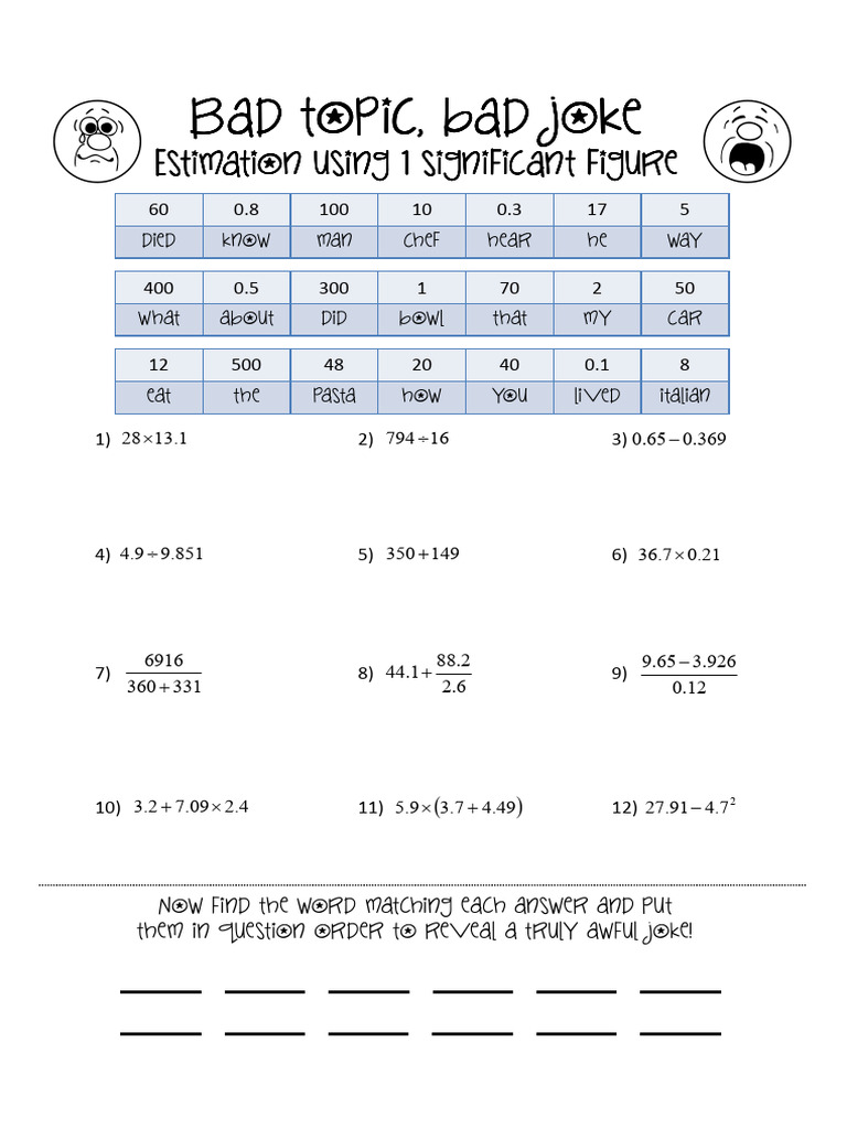 1sf Estimation | PDF