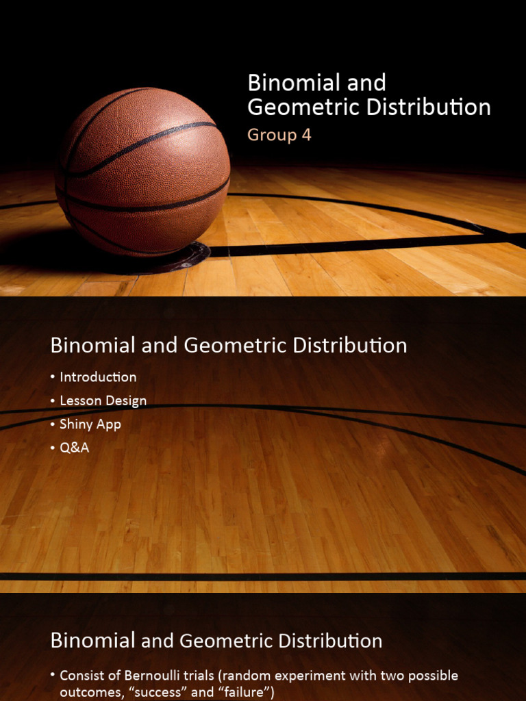 Binomial and Geometric Distribution_v2 | PDF