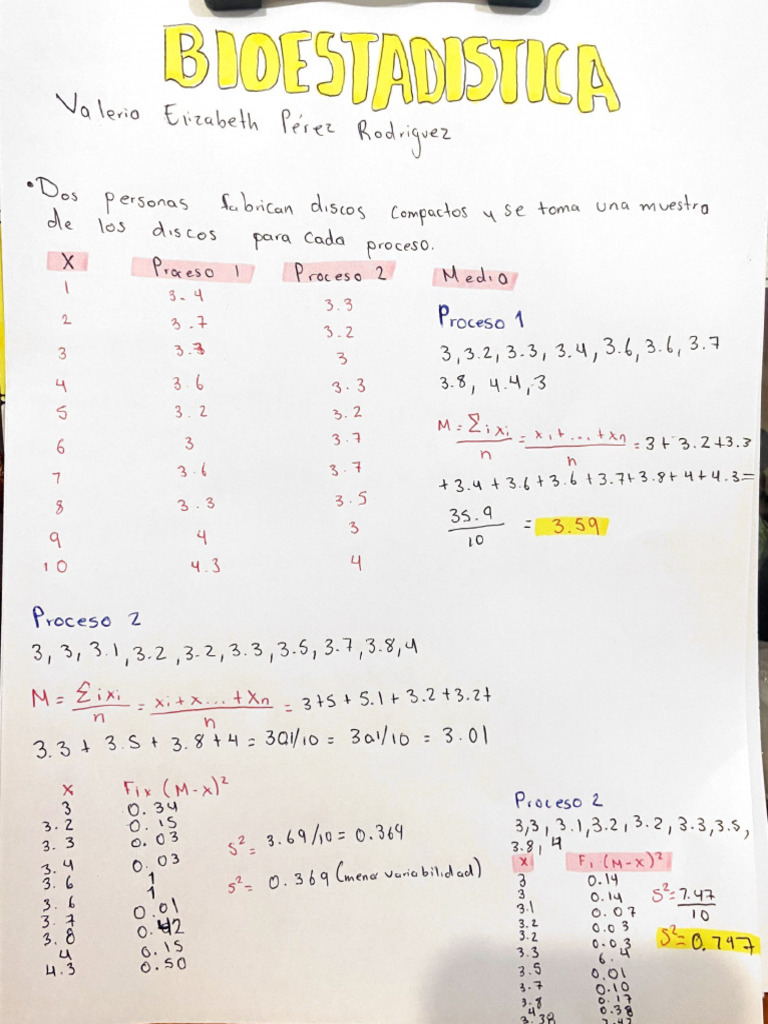 Bioestadistica Actv.4 | PDF