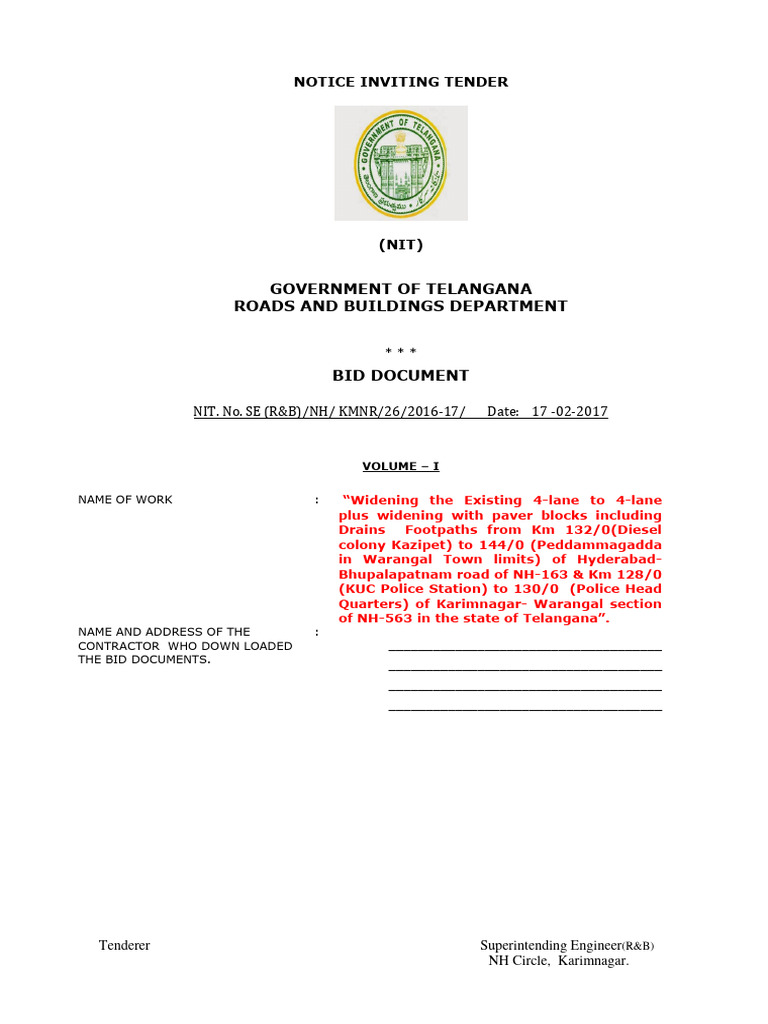 Bid Doc 44 Agreement | PDF